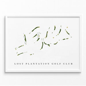 Lost Plantation Golf Club Rincon, GA Golf Course Map, Personalized Golf ...