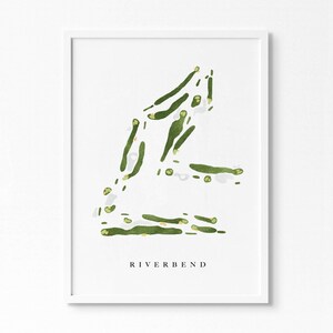 Riverbend Golf Course | Tequesta, FL | Golf Course Map, Personalized ...