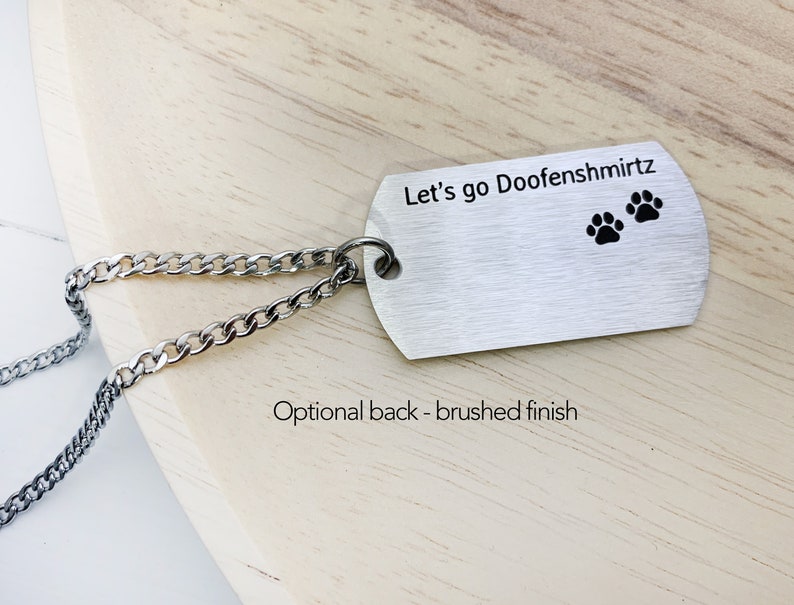 Personalized Pet Memorial Dog Tag Necklace Custom Necklace - Etsy