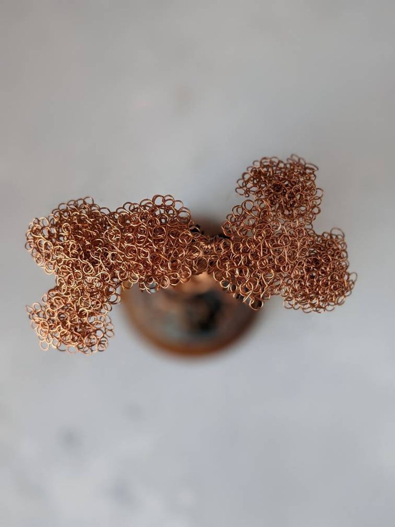 Copper Wire Tree on a Moss Agate Sphere With a Natural Wooden - Etsy UK