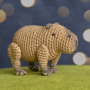 Capybara Crochet Pattern, Amigurumi Capybara Tutorial, DIY Crochet Mini ...