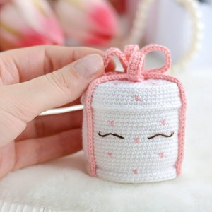 Crochet Gift Box Pattern, Amigurumi Valentine Gift Box Tutorial, DIY ...