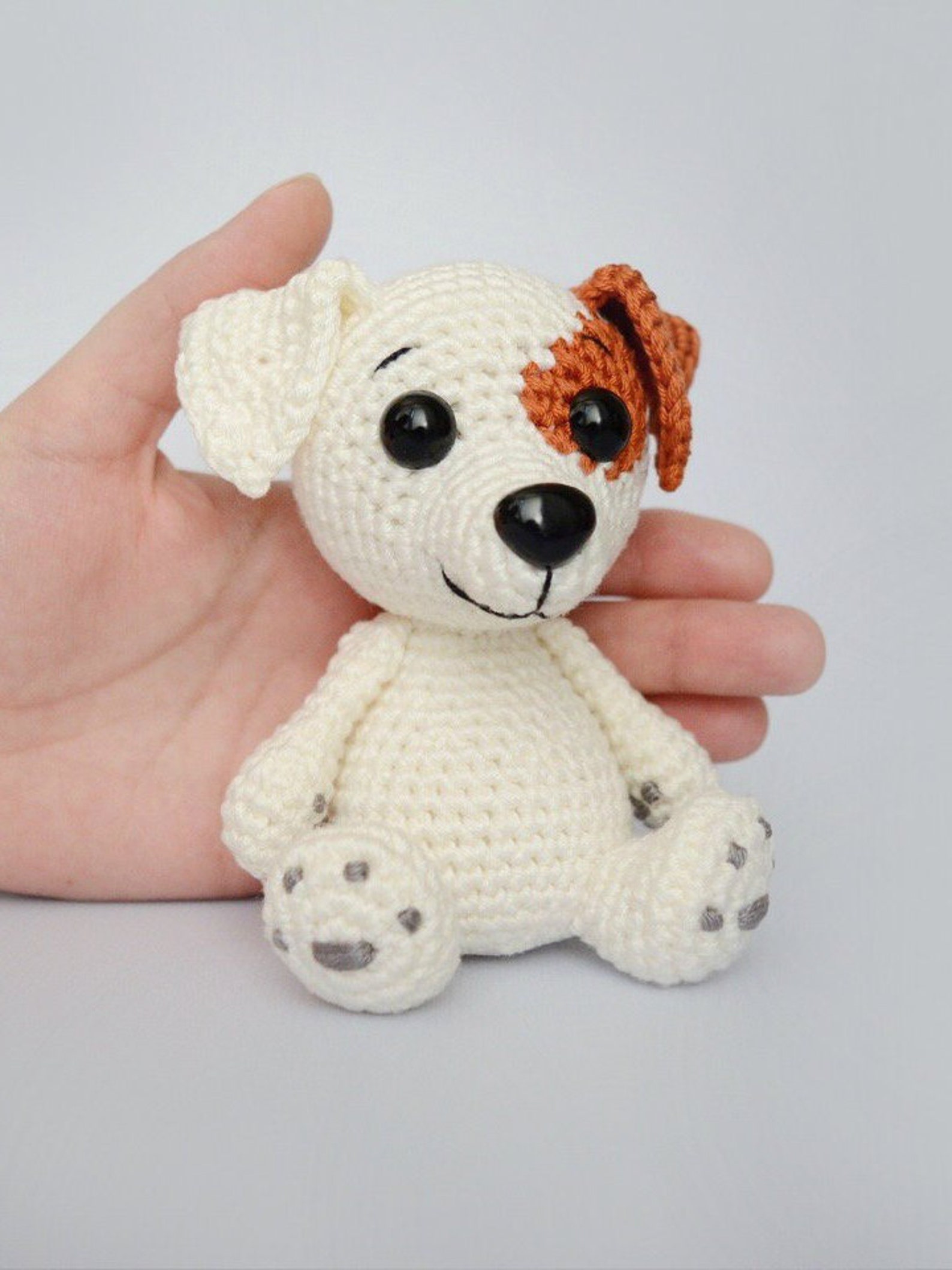 Crochet Dog Jack Russell Terrier Pattern DIY Amigurumi Puppy - Etsy