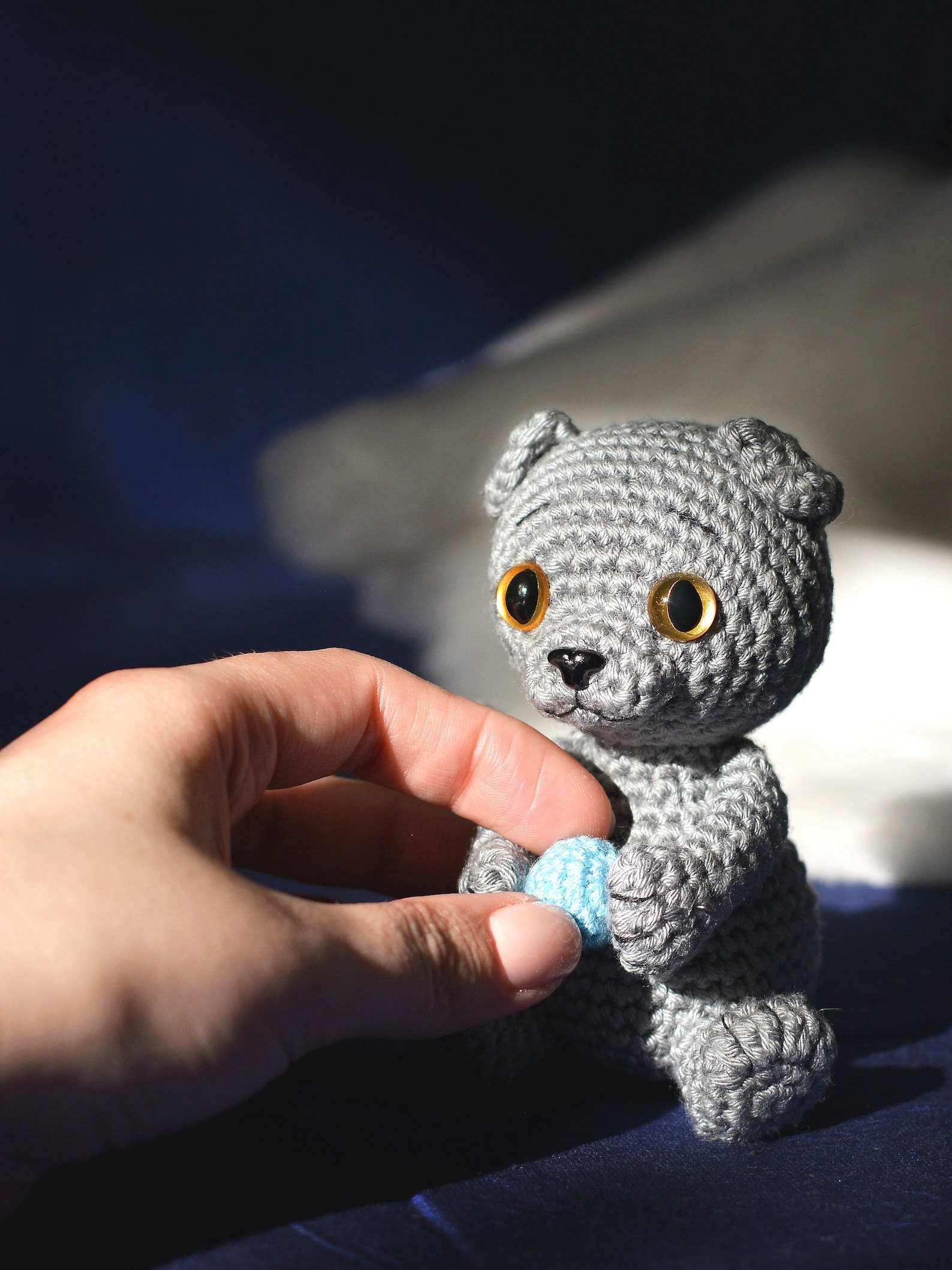Scottish Fold Cat Crochet Pattern Amigurumi Tutorial Toy Cat - Etsy