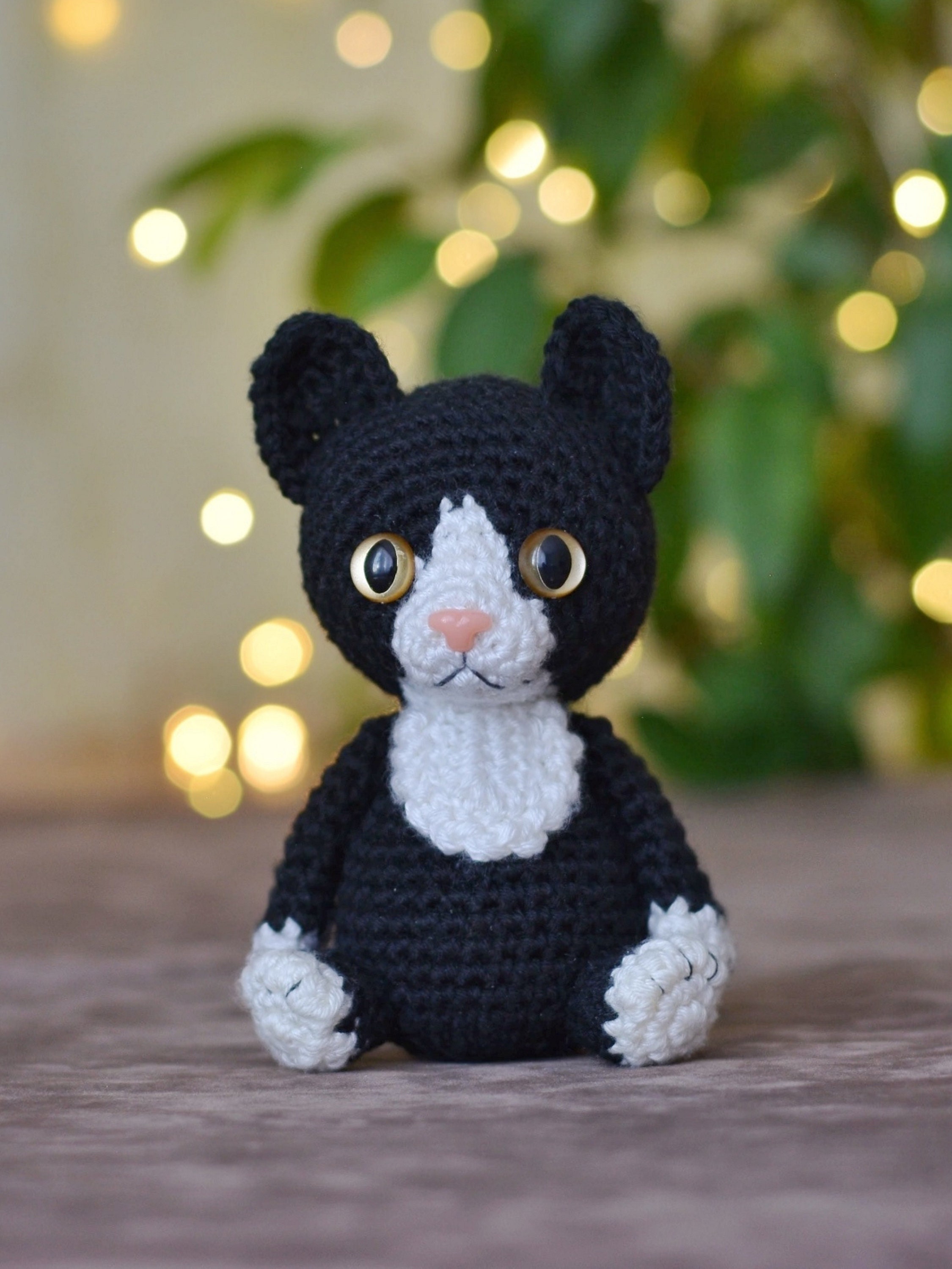 Tuxedo Cat Crochet Pattern , Amigurumi Toy Tuxedo Cat Tutorial, DIY ...