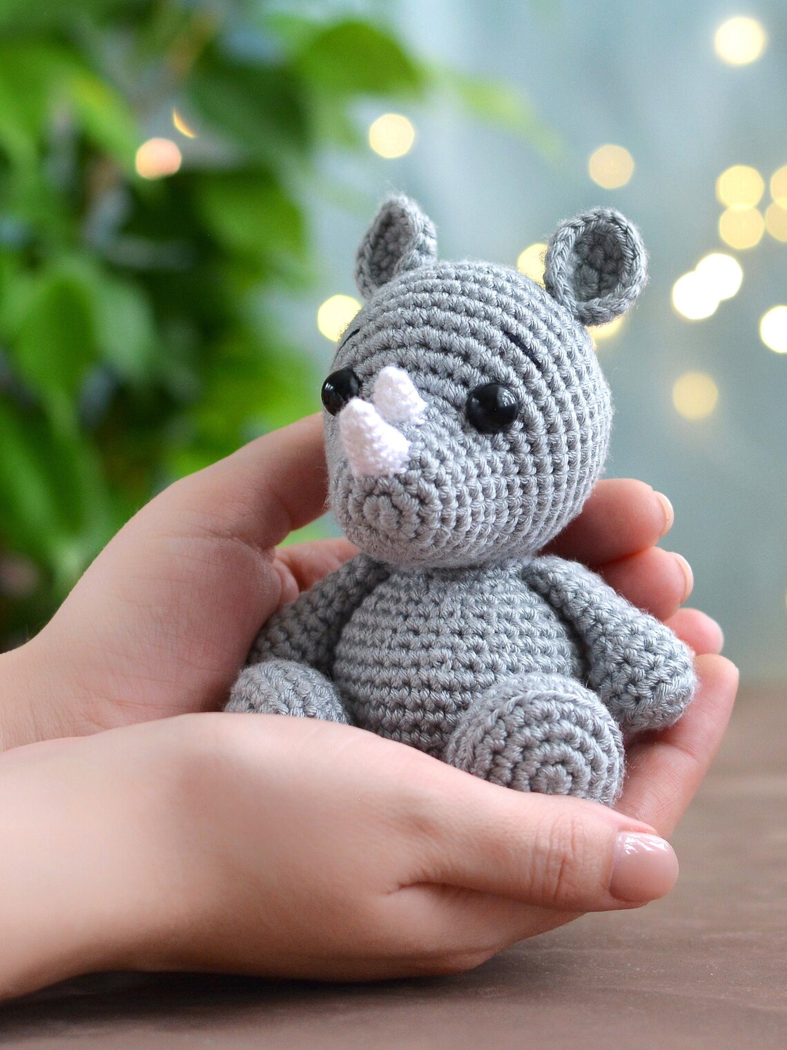PATTERN: Crochet Rhino PDF File Amigurumi Rhino Crochet - Etsy