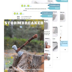 Crochet Pattern Axe of Thor (PDF File), Amigurumi Tutorial Axe, DIY ...