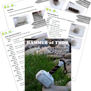 SET of Thor: Crochet Patterns Hammer and Axe of Thor (PDF), Amigurumi ...