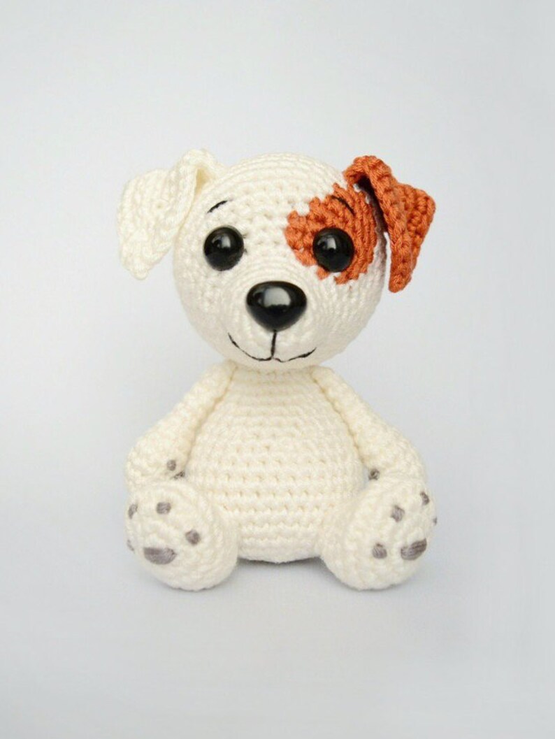 Crochet Dog Jack Russell Terrier Pattern DIY Amigurumi Puppy - Etsy