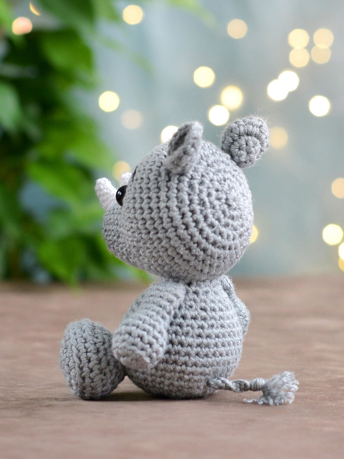 PATTERN: Crochet Rhino PDF File Amigurumi Rhino Crochet - Etsy