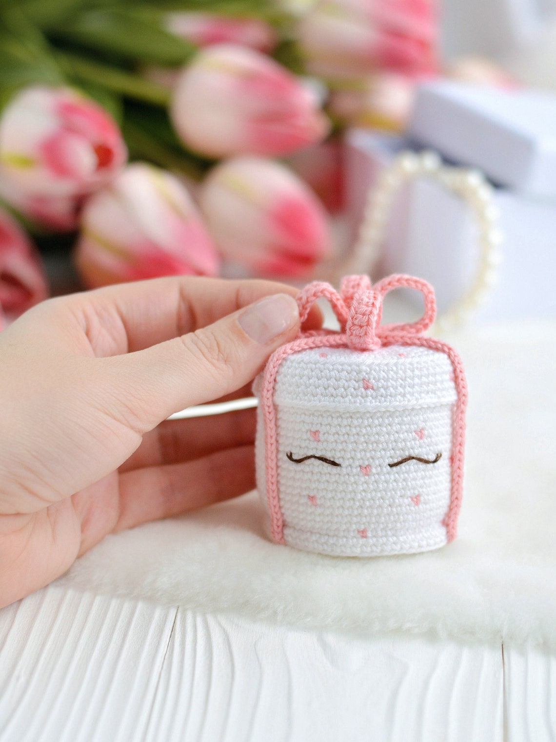 Crochet Gift Box Pattern Amigurumi Valentine Gift Box - Etsy