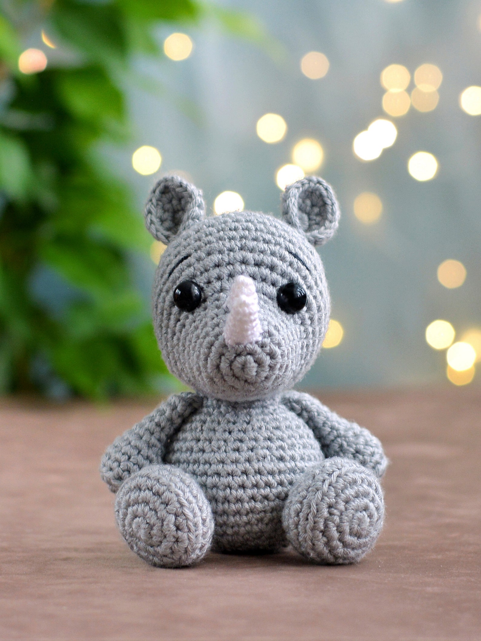 PATTERN: Crochet Rhino PDF File Amigurumi Rhino Crochet - Etsy