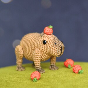 Capybara Crochet Pattern, Amigurumi Capybara Tutorial, DIY Crochet Mini ...