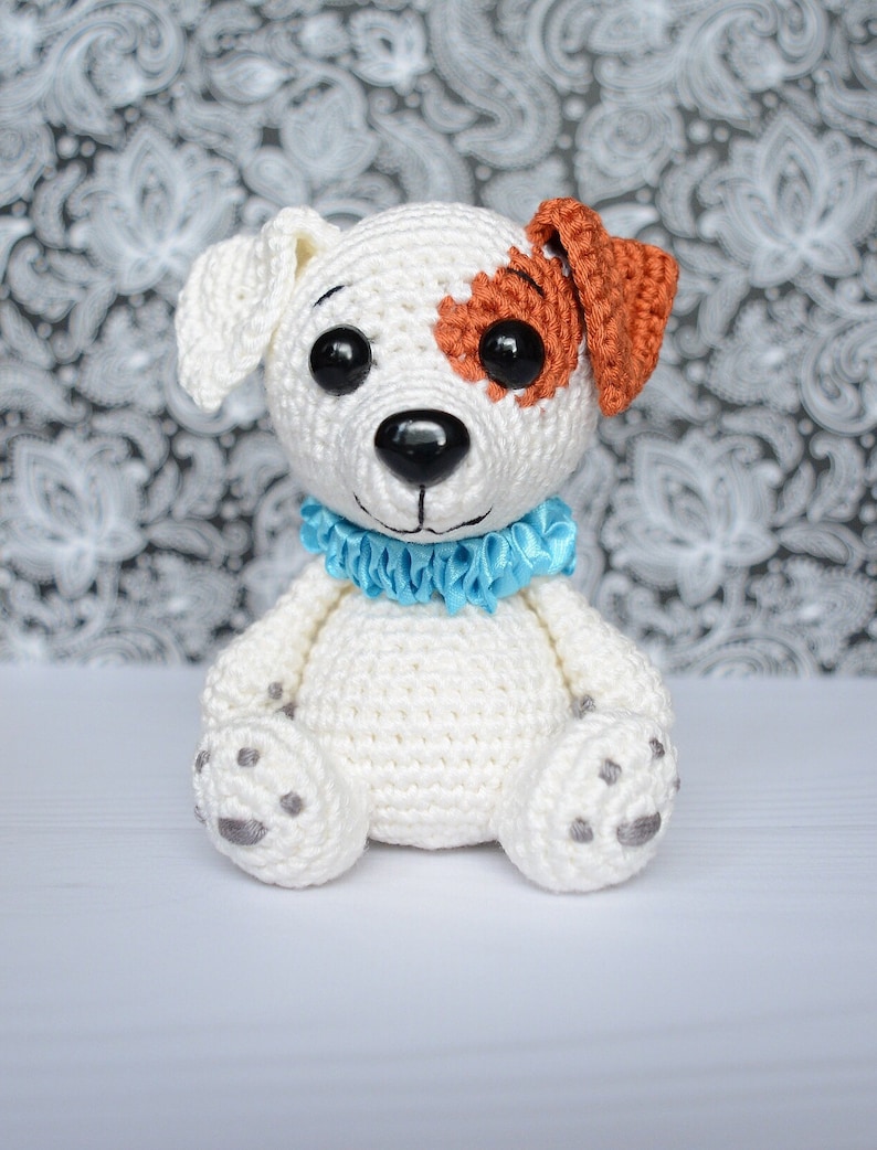 Crochet Dog Jack Russell Terrier Pattern DIY Amigurumi Puppy - Etsy