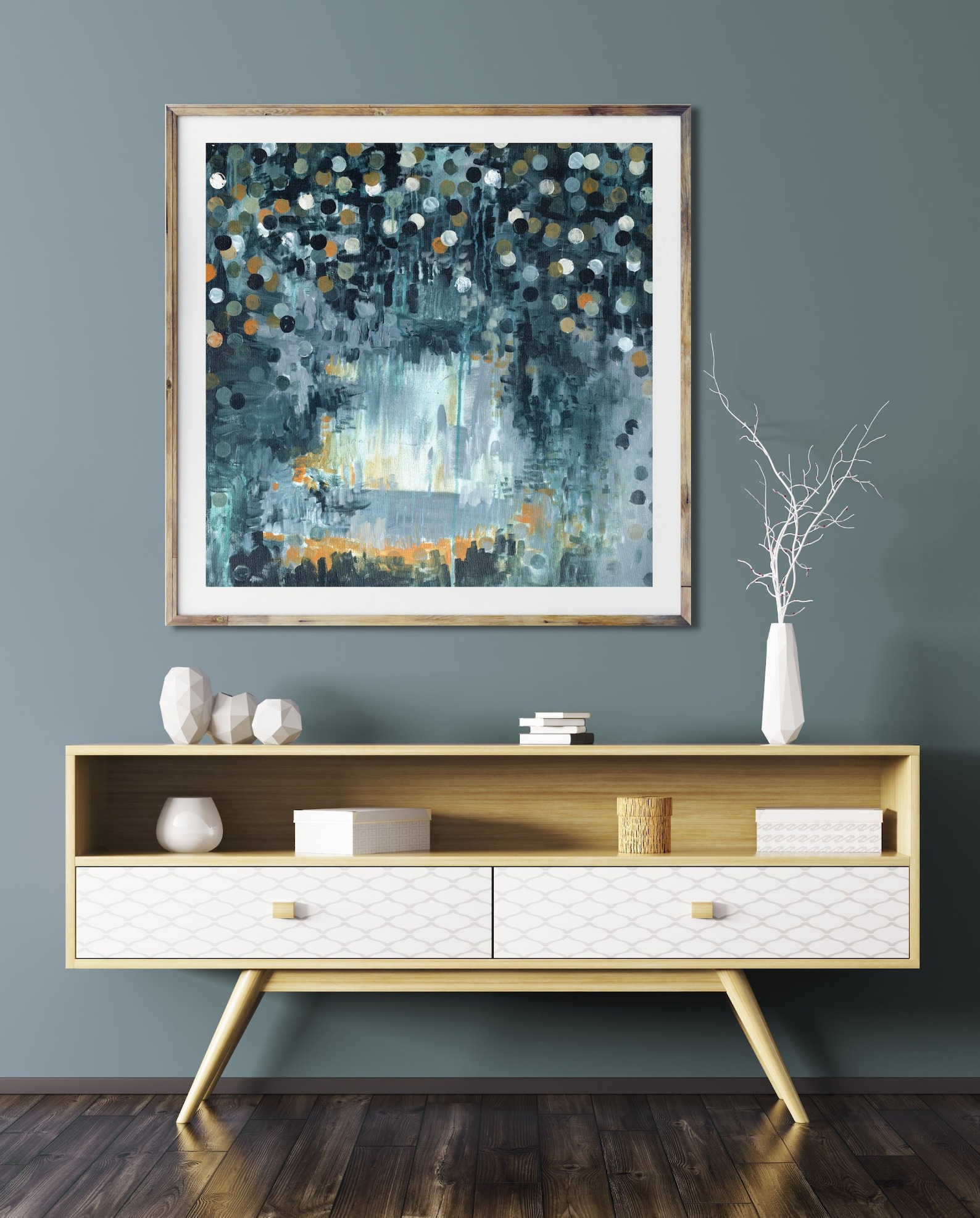 Mid Century Modern Art Print Modern Abstract Art Print - Etsy