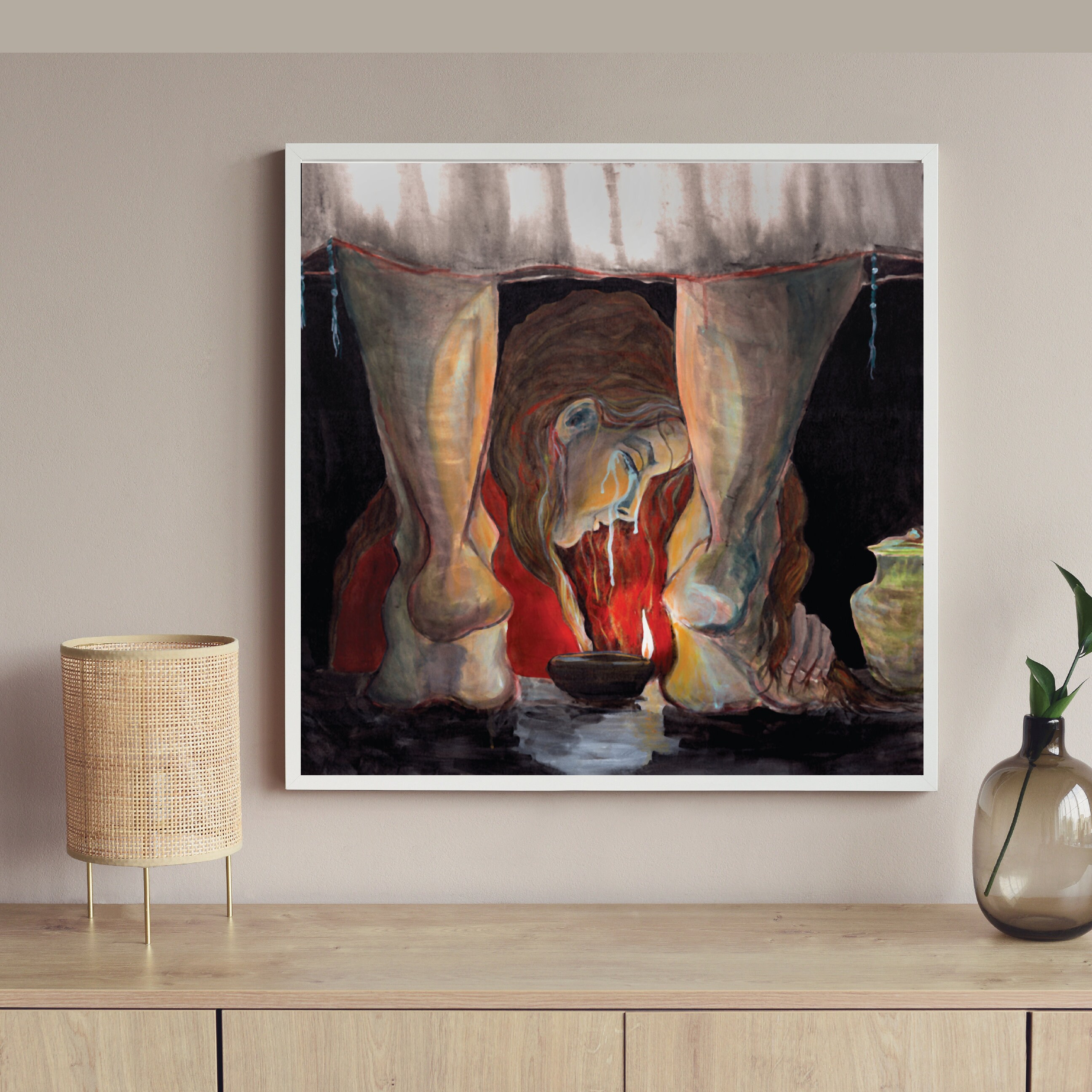 Tears of Redemption, Catholic Decor, Catholic Art, Catholic Art Print ...