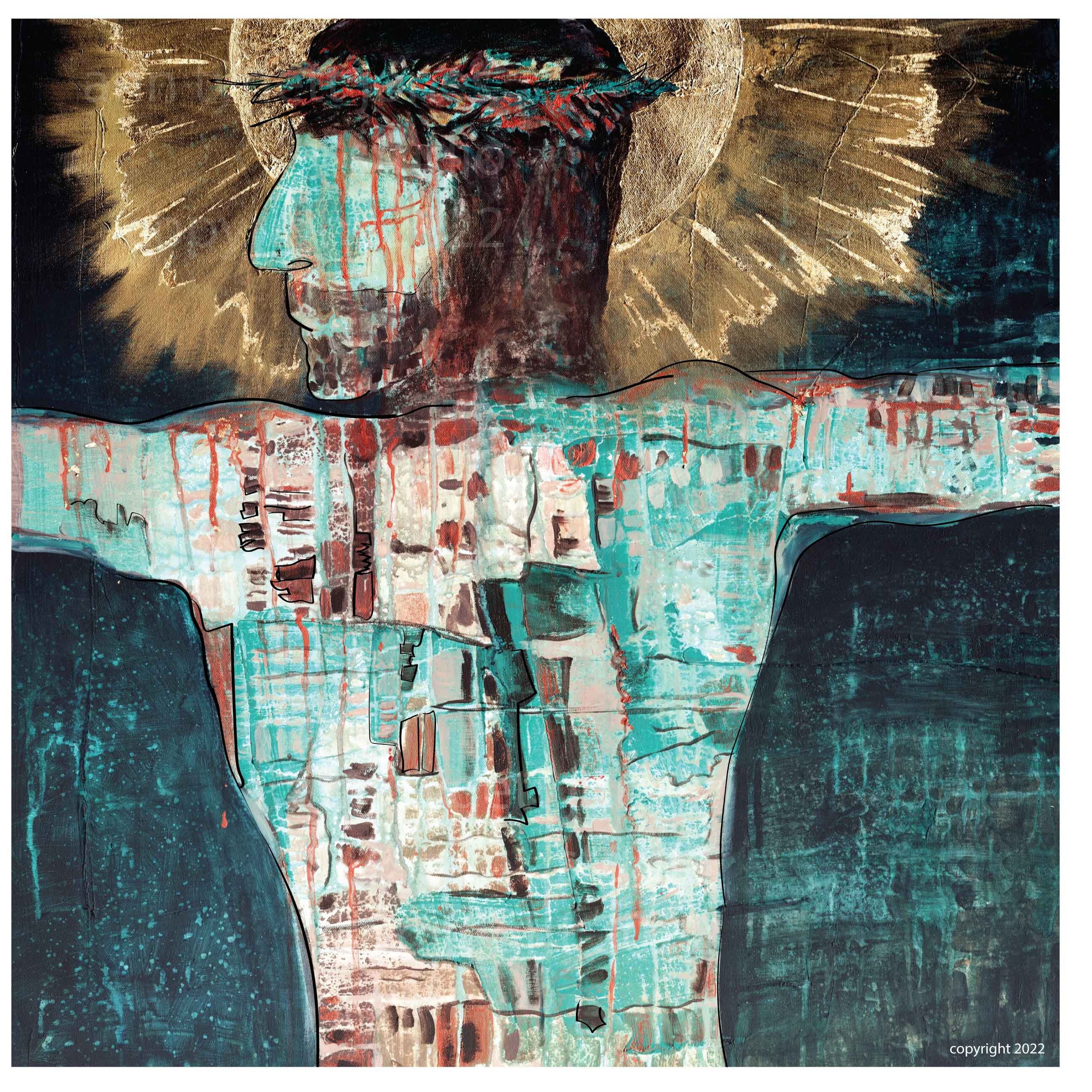 Easter Abstract Christian Art