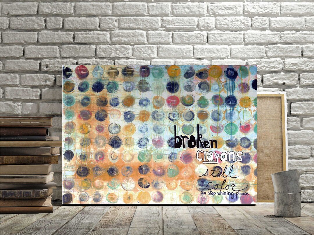 Abstract Painting Original Funky Wall Art Inspirational - Etsy