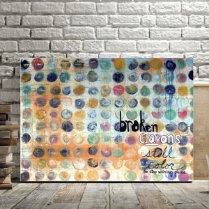 Abstract Painting Original Funky Wall Art Inspirational - Etsy