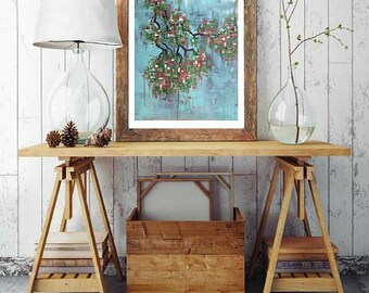 Cherry Tree of Life Artwork Print Landscape by Aja Story of - Etsy