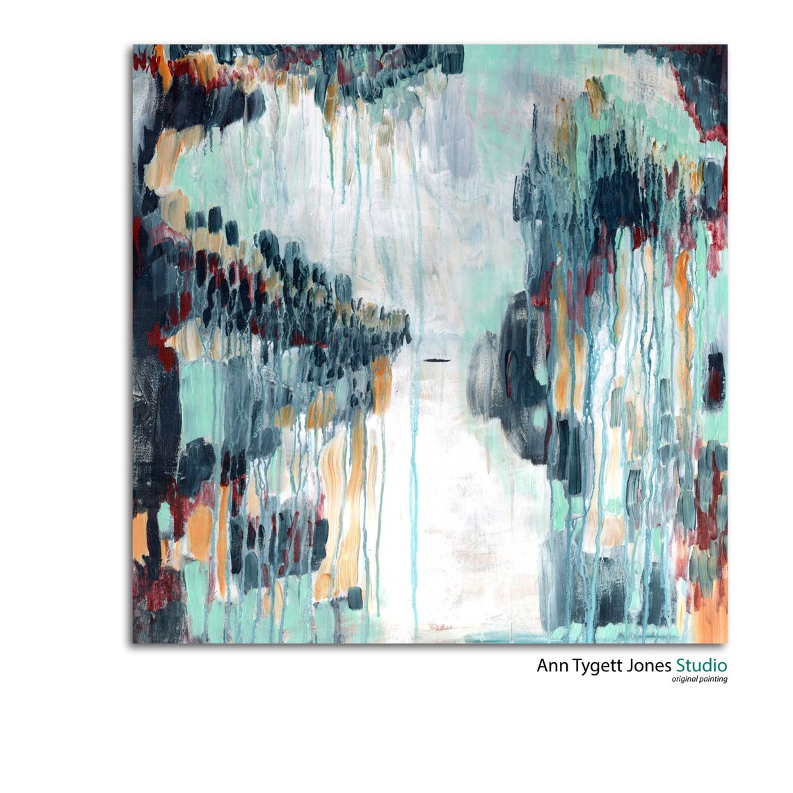 Abstract Painting, Mid Century Modern Art, Original Abstract, Art for ...