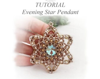 Evening Star Pendant Tutorial Available in Italian and English - Etsy