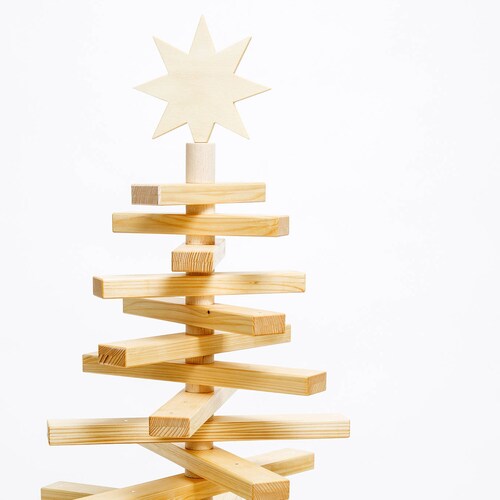 Wooden Christmas Tree 100cm for Self-decoration social - Etsy
