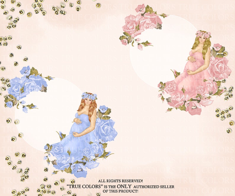 Pregnancy Clip Art Pregnant Woman ClipArt Mother to be Clip art Roses ...