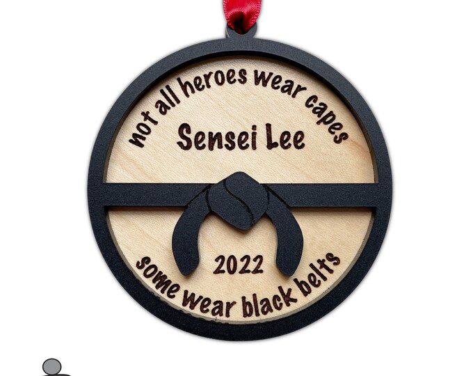 Karate Sensei Gift Idea Martial Arts Instructor Tae Kwon Do - Etsy