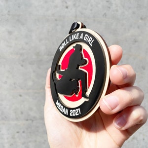 Brazilian Jiu Jitsu Personalized Ornament for Girl, BJJ Women’s Gift ...