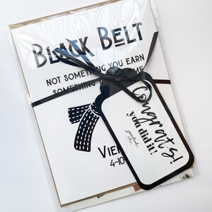 Karate Black Belt Gift Card, Personalized Martial Arts Karate Greeting ...
