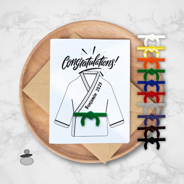 Karate Greeting Card - Etsy