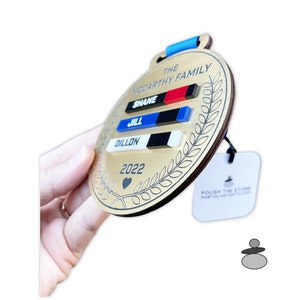 Brazilian Jiu Jitsu Personalized Family Ornament Gift Idea, Jiu Jitsu ...
