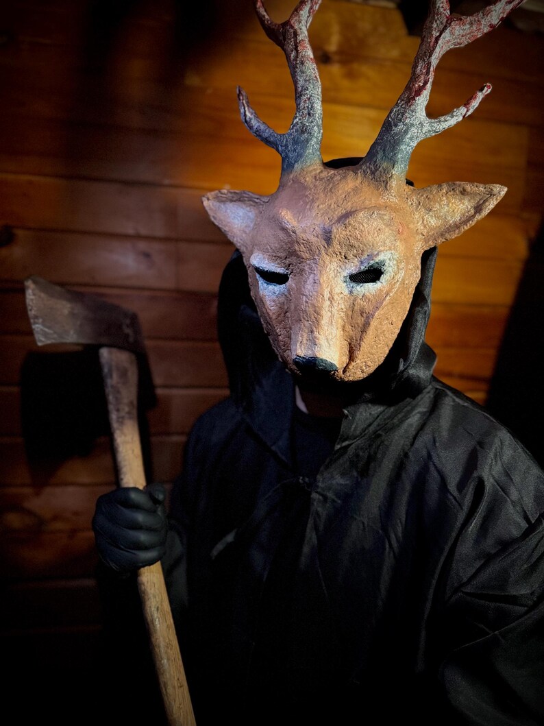 Creepy Paper Mache Deer Mask - Etsy