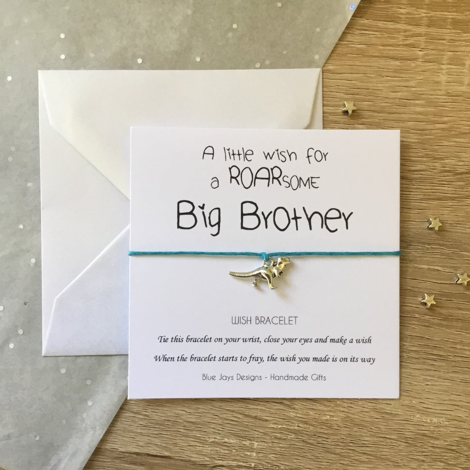 Brother Wish Bracelet Brother Gift Big Brother Gift Little - Etsy