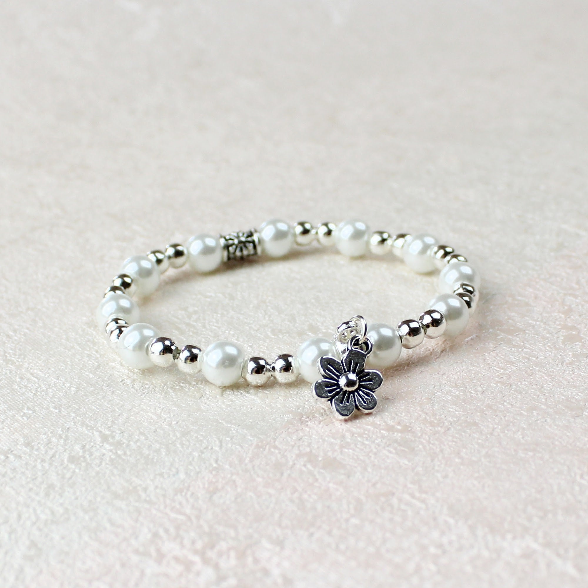 Flower Girl Gift Thank You Gift Delicate Bracelet Wedding - Etsy UK