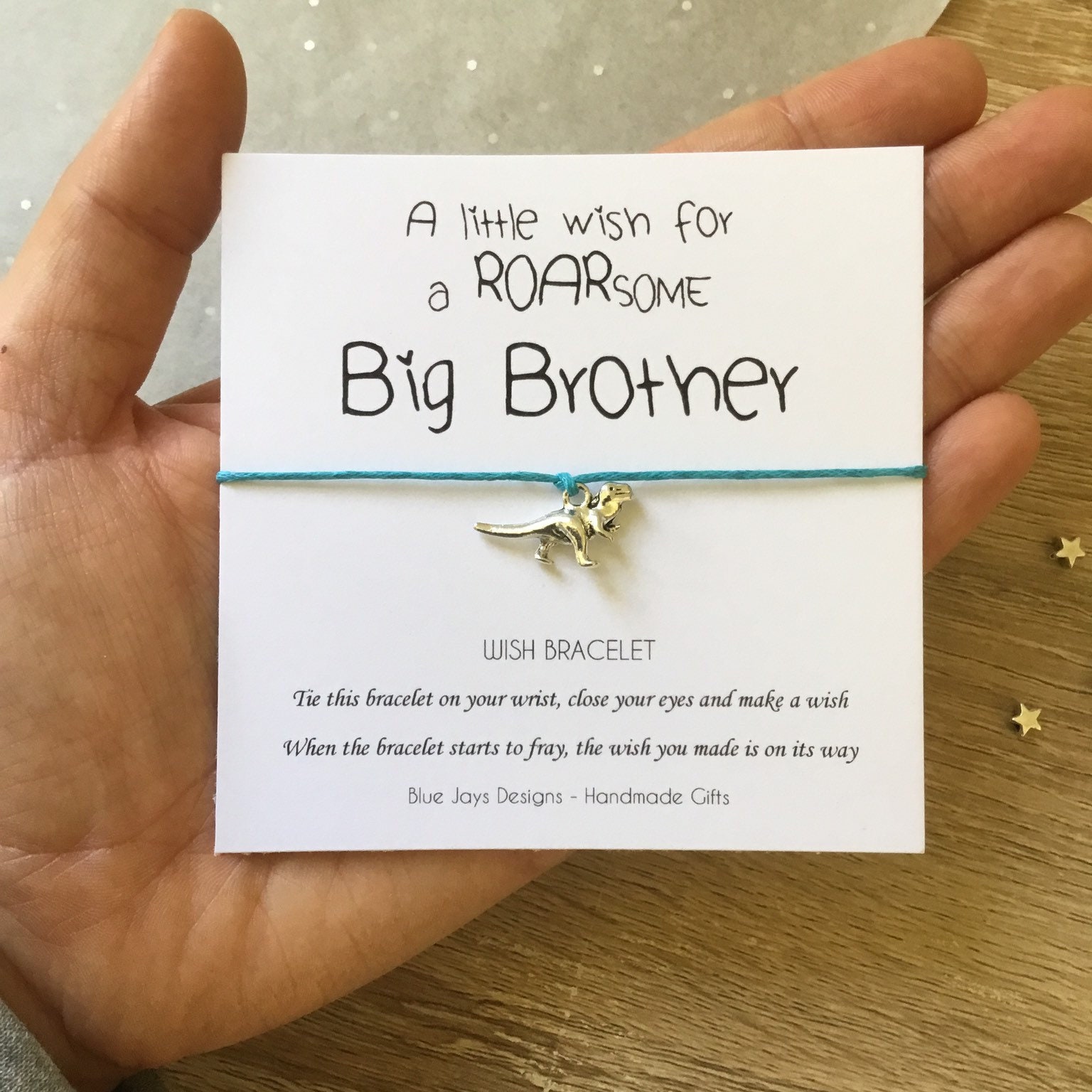 Brother Wish Bracelet Brother Gift Big Brother Gift Little | Etsy