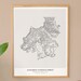 Lake Talquin Florida Printable Map Lake Talqiun FL (Download Now) - Etsy