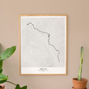 Trail 401 Colorado Topographic Map, Printable Mountain Biking Map, MTB ...