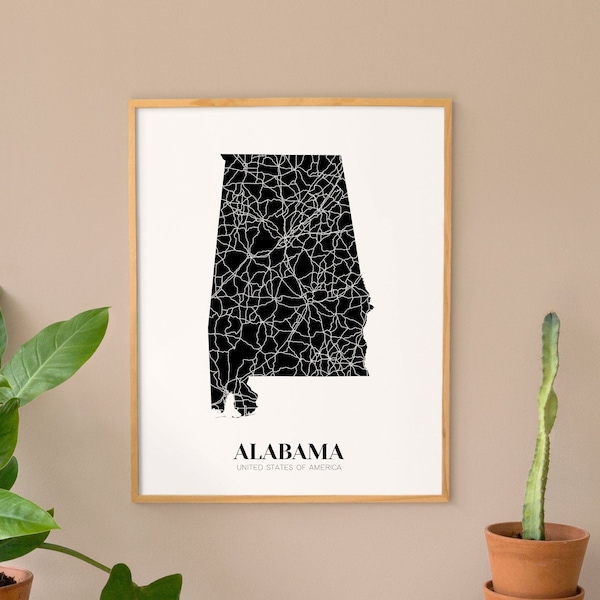 Alabama Poster - Etsy