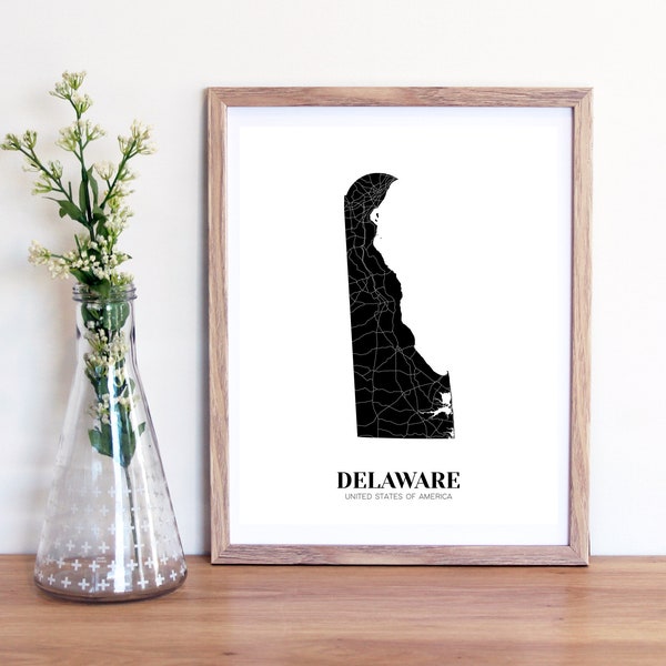 Delaware Poster - Etsy