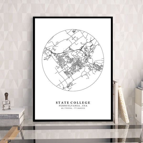 College City Maps - Etsy