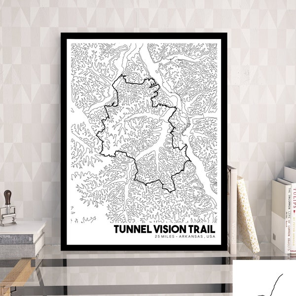 Bella Vista Trail Map - Etsy