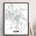 Bozeman Montana Map Printable Montana Map Art Bozeman Map - Etsy