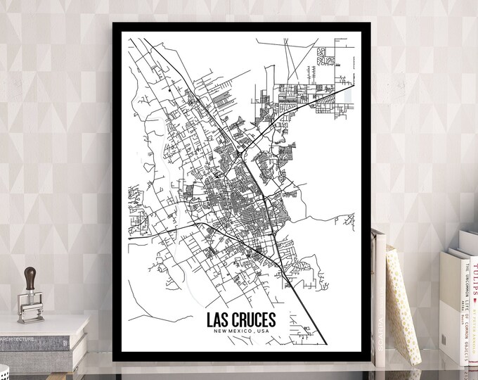 Las Cruces New Mexico Map Printable, Printable Map for Office, Las ...