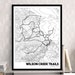 Wilson Creek Trails Topographic Map Printable Mountain Biking - Etsy