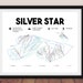 Silver Star Mountain BC Ski Resort Map, Silver Star British Columbia ...