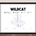 Wildcat Mountain Printable Ski Resort Map, Ski Map 16x20, Wildcat NH ...