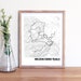 Wilson Creek Trails Topographic Map Printable Mountain Biking - Etsy