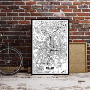 Atlanta Georgia Map Printable, Printable Map for Office, Atlanta ...